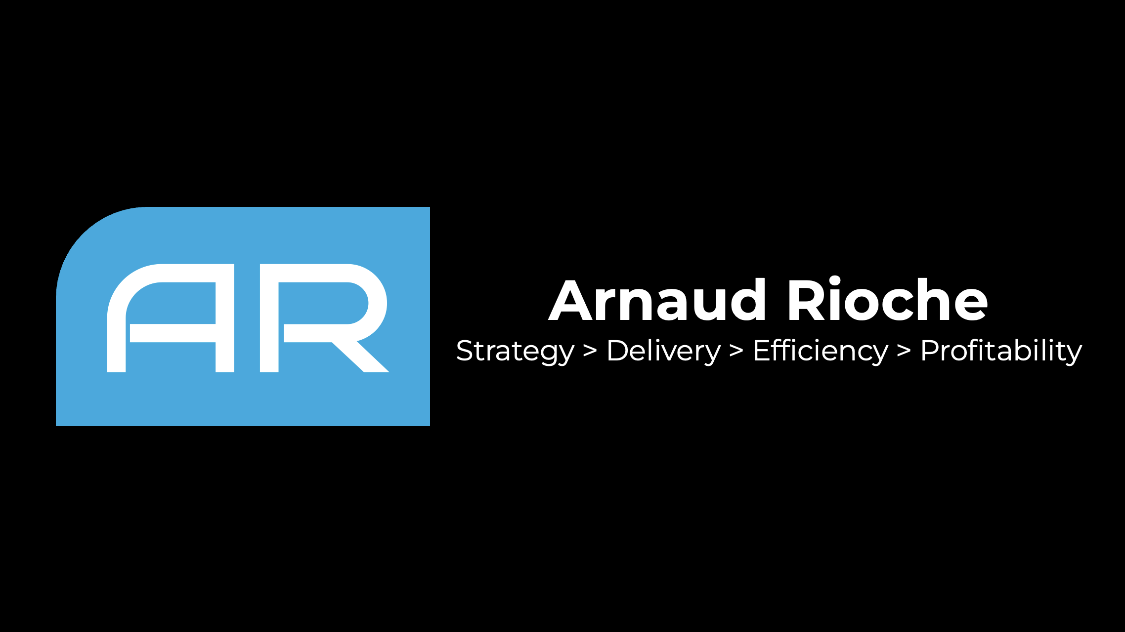 Efficacité Opérationnelle | Arnaud Rioche